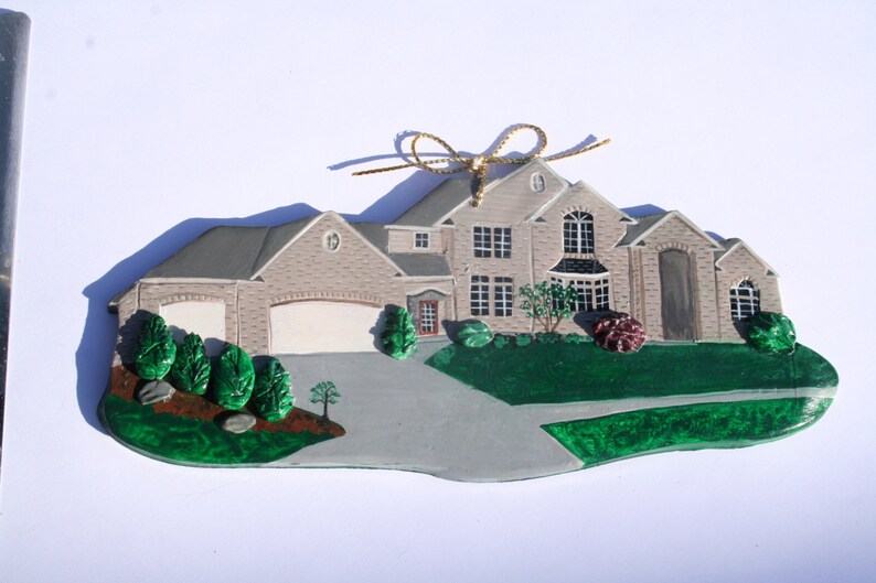 Custom Made Polymer Clay House Ornaments These Are Examples - Etsy