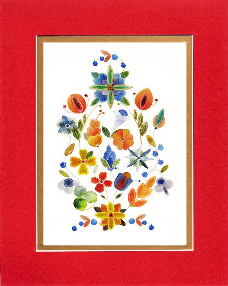 Ojibwe Spring - 8"x10" Double Matted Archival Prints Entirely Made by ...