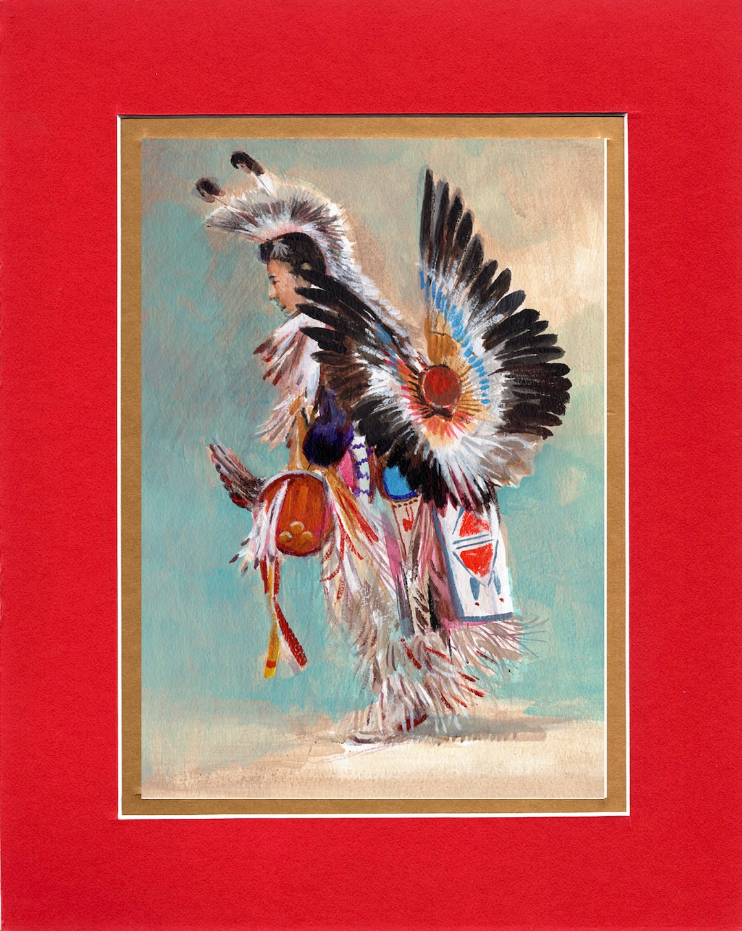 Anishinabe 2021 - 8"x10" Double Matted Archival Prints Entirely Made by ...