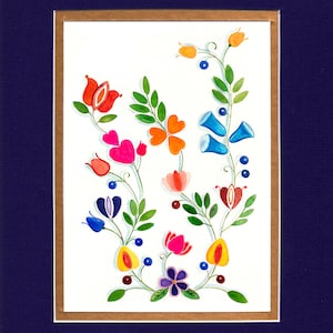 Anishinabe Floral 2 - 8"x10" Double Matted Archival Prints Entirely ...