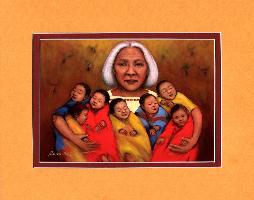 Izora - 8"x10" Double Matted Archival Prints Entirely Made by Native ...