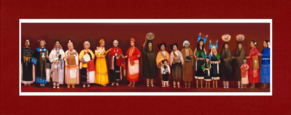 Women of Many Nations the World's Longest Native - Etsy