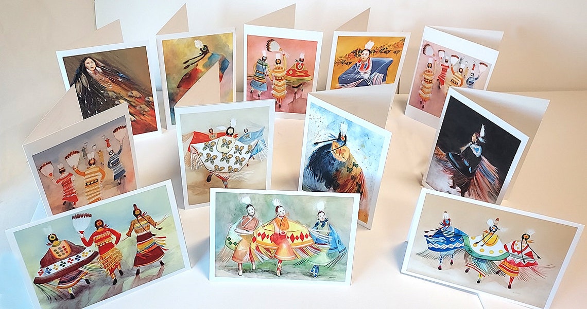 Native American Greeting Cards Sisters 2022 Collection1 12 - Etsy
