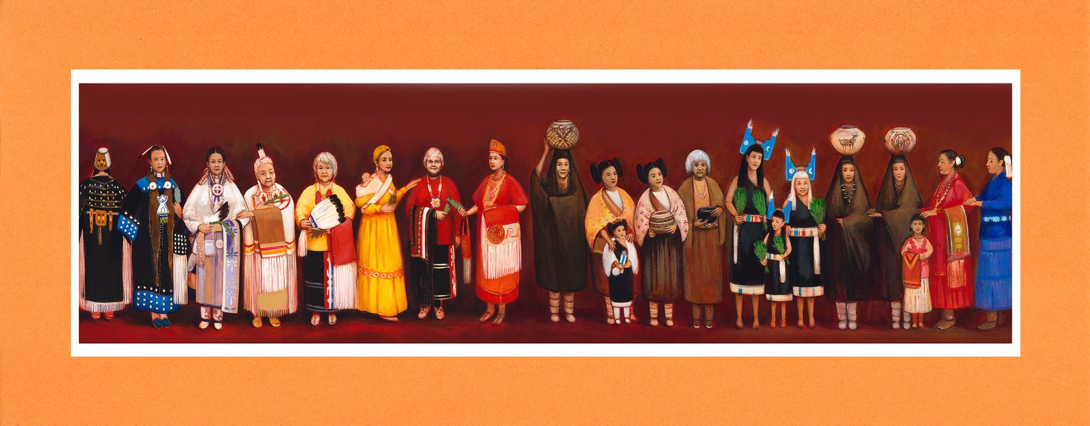 Women of Many Nations the World's Longest Native - Etsy