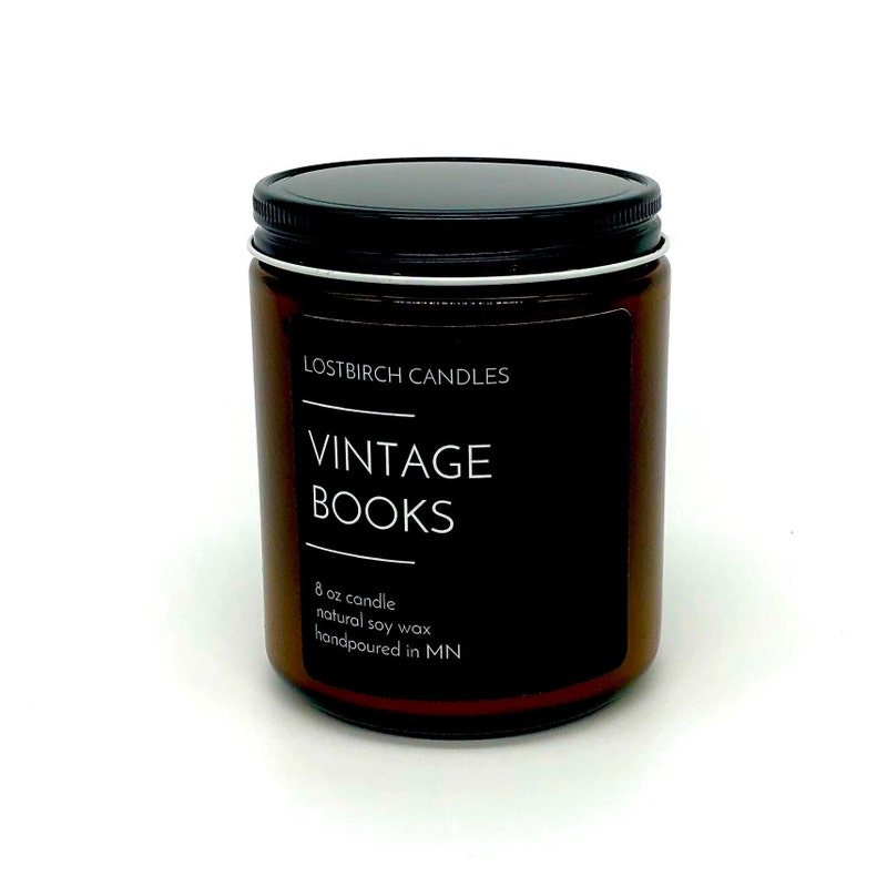 Book Scented Candle - Etsy