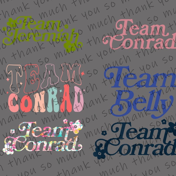 Team Conrad Shirt Png - Etsy