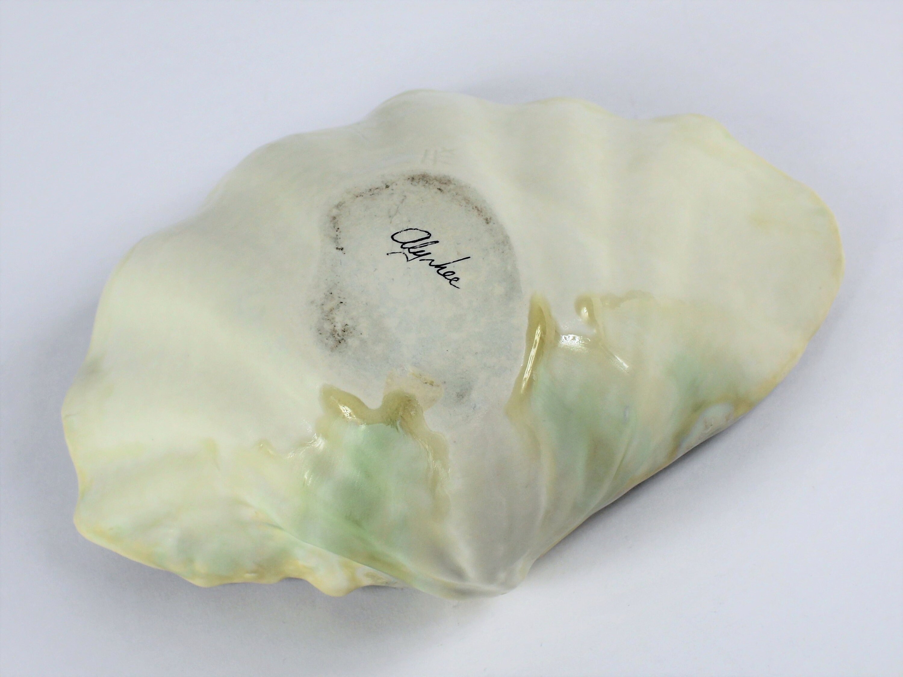 Large Handmade Ceramic Clam Shell Bowl, Crystalline Glazed, One of a ...
