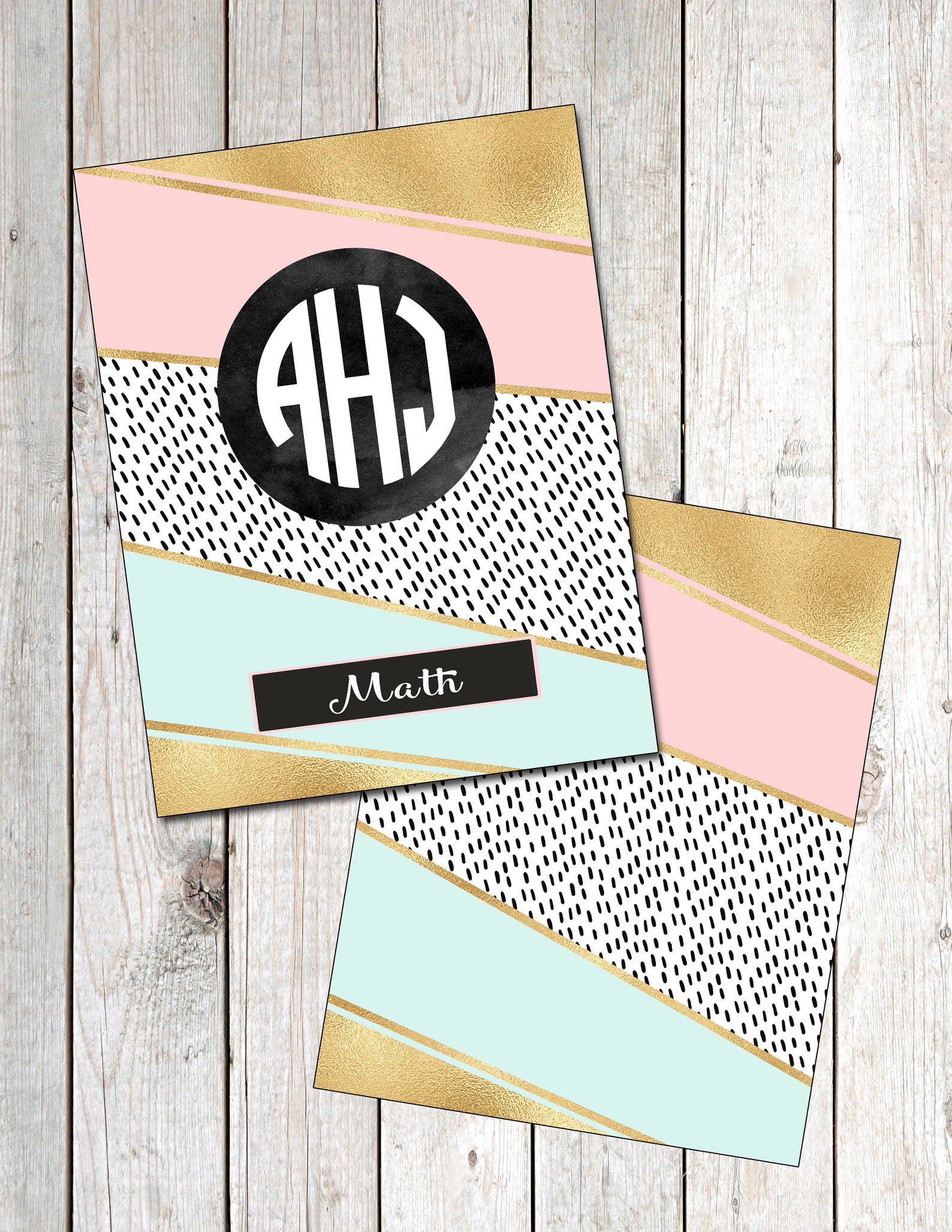 Binder Inserts, Personalized Printable Binder Inserts, Abstract Binder ...