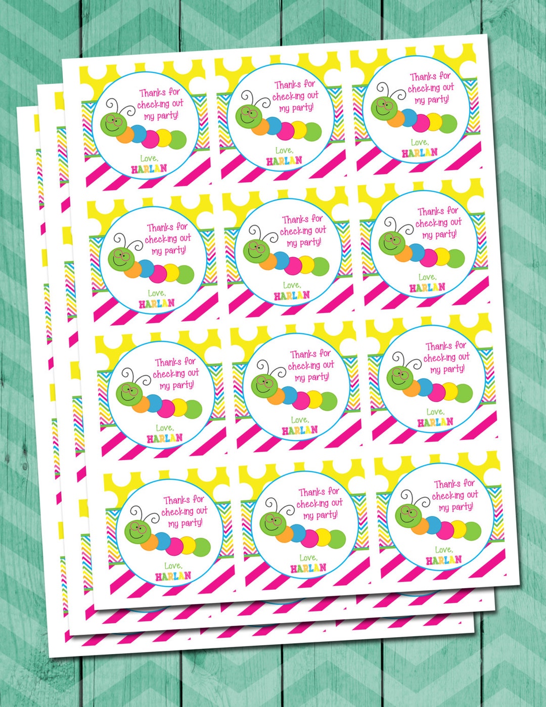 Reading Party Favor Bookworm Party Favor Tags Book Swap Favor Tags - Etsy
