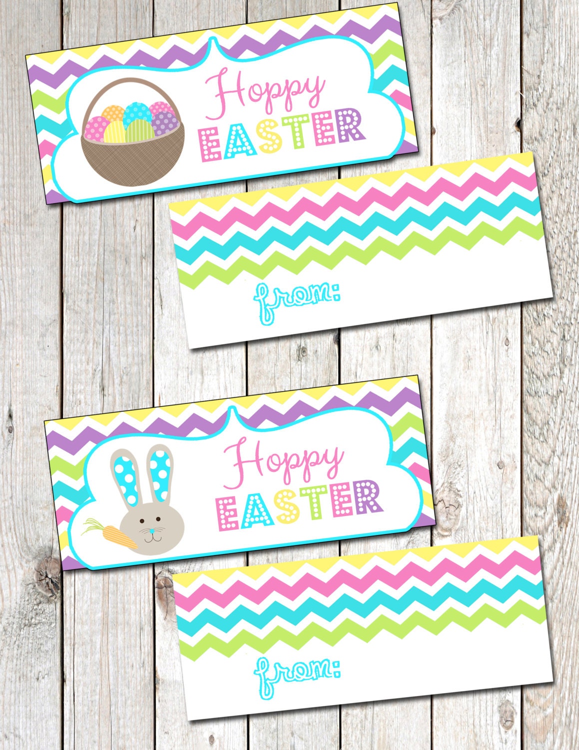 Printable Easter Favor Toppers Easter Bag Toppers Easter Favor Tags ...