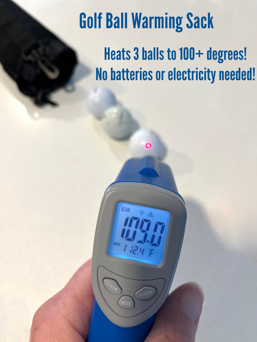 Golf Ball Warmer Sack - Great Gift Your Favorite Golfer! - Etsy