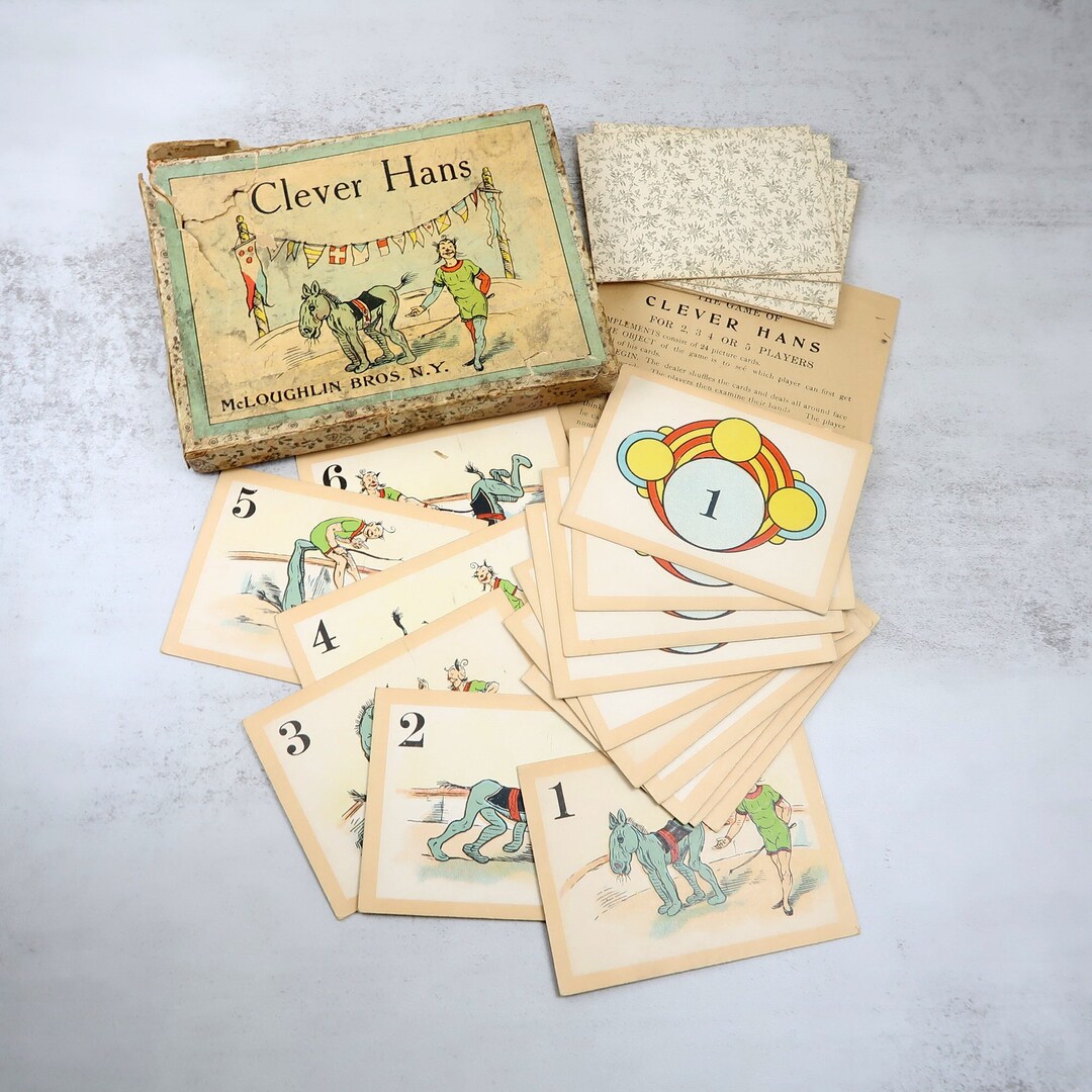 Clever Hans Mcloughlin Bros, Antique Game , Vintage Circus - Etsy