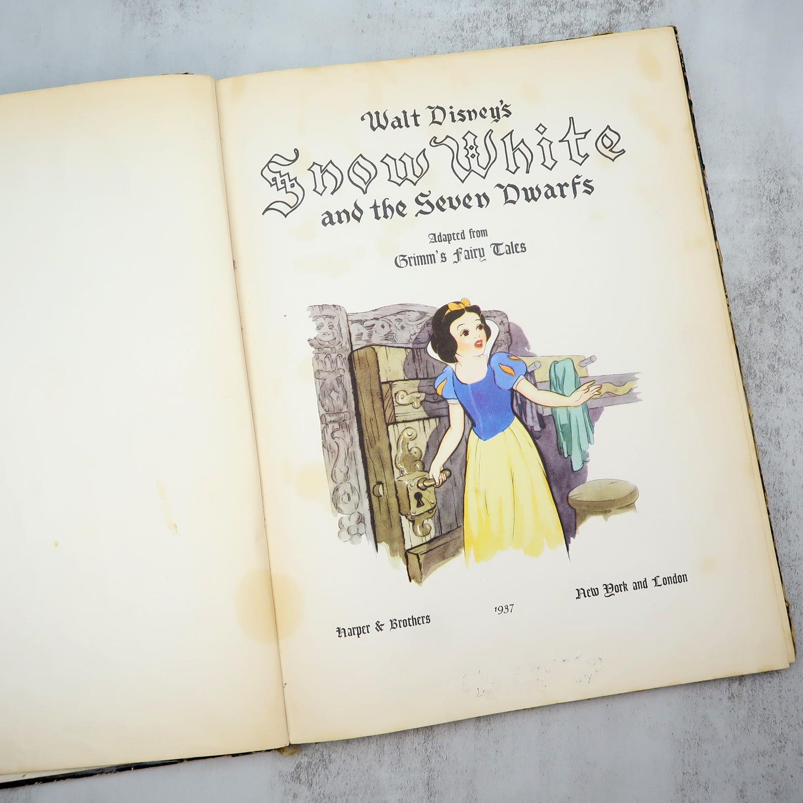 First Edition, Walt Disney's Snow White and the Seven Dwarfs, Adapted ...