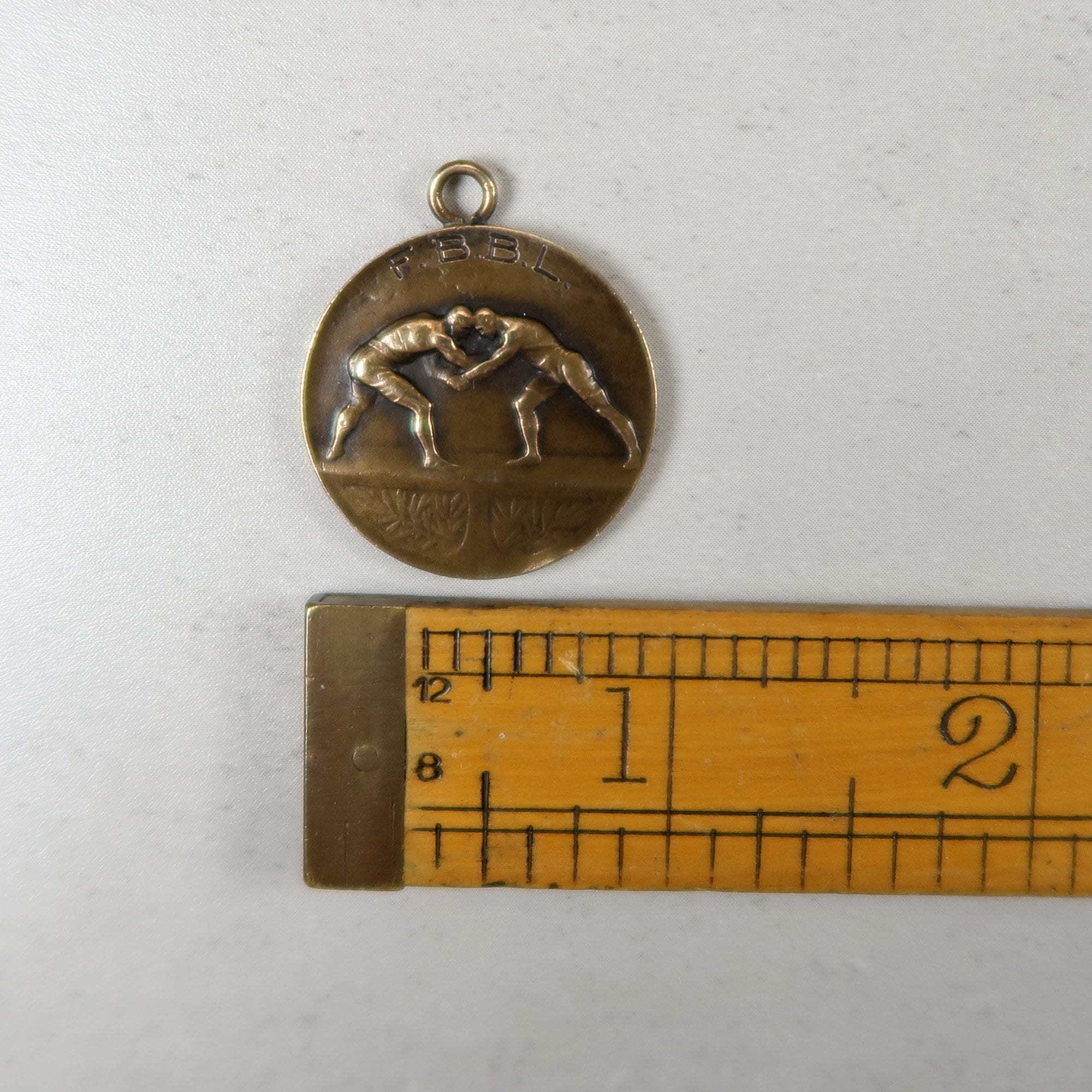 Antique Wrestling Medal Made of Bronze, 1920 Olympic Trials - Etsy