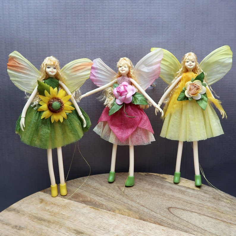 Vintage Tassie Fairy Posable Art Doll, NOS in Original Box, Choose Big ...