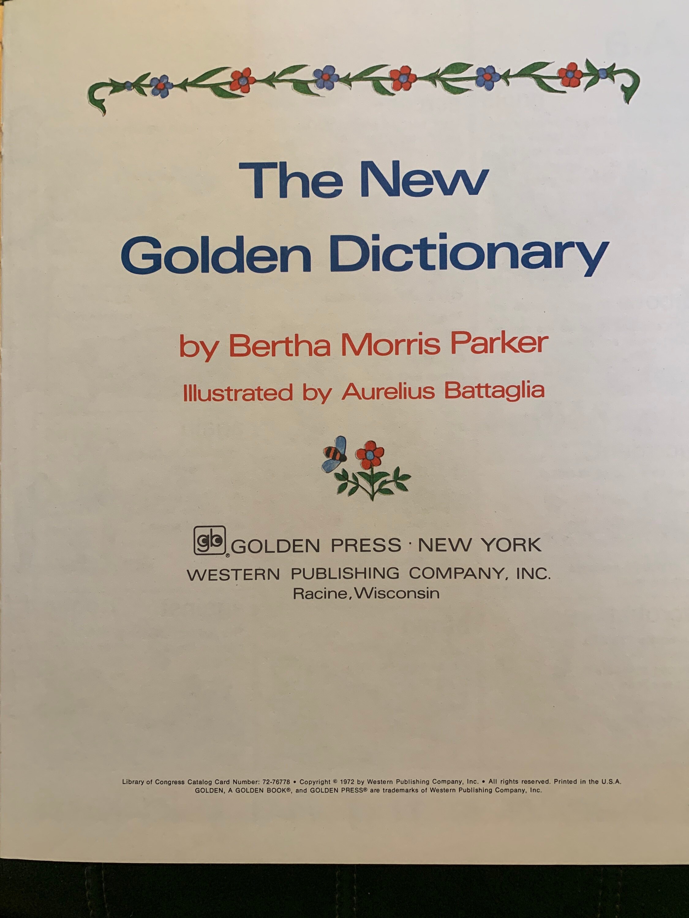 The New Golden Dictionary - Etsy