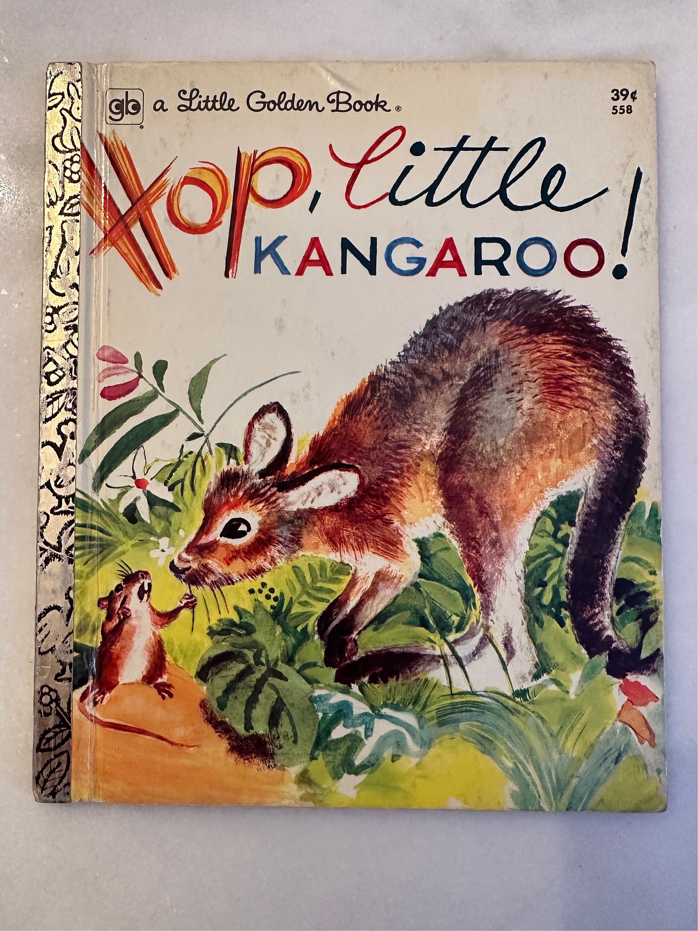 Hop, Little Kangaroo! - Little Golden Book - Etsy
