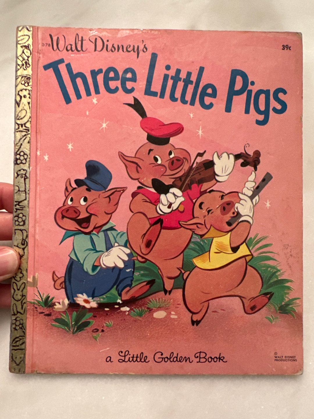 Three Little Pigs Little Golden Book - Etsy