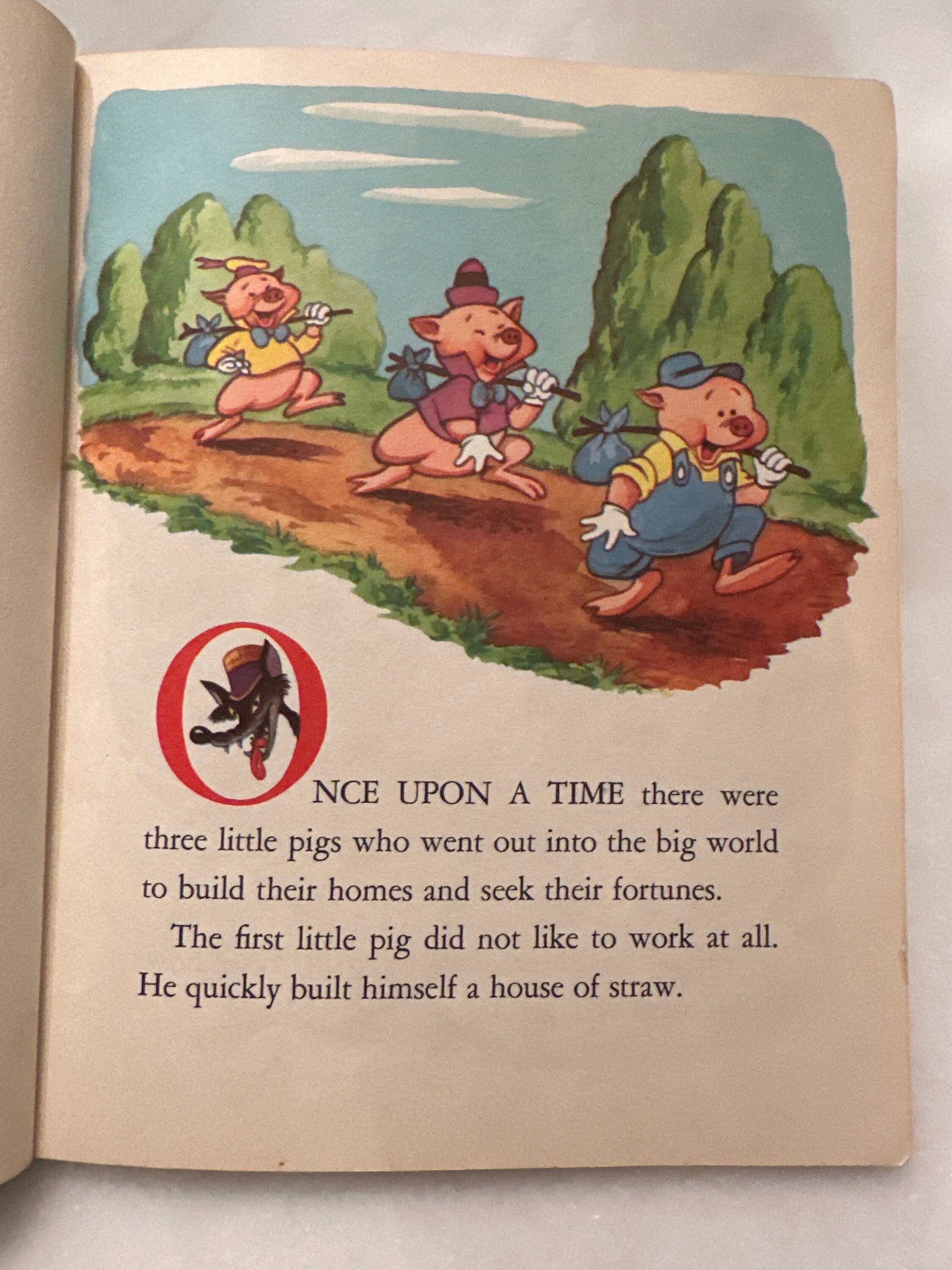 Three Little Pigs Little Golden Book - Etsy