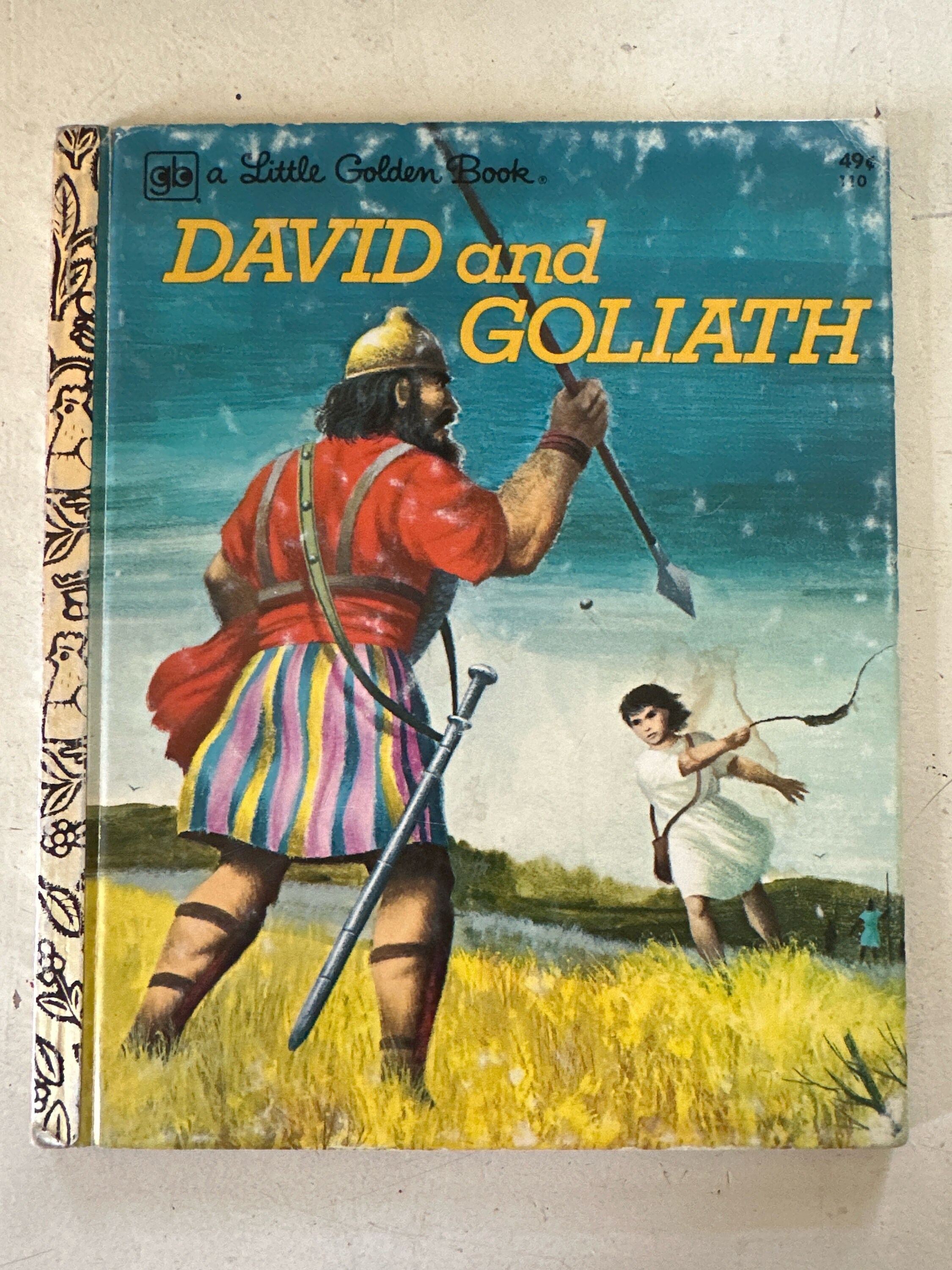 David and Goliath - Little Golden Book - Etsy