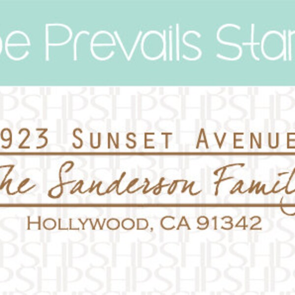 Etsy Address Stamps - Etsy