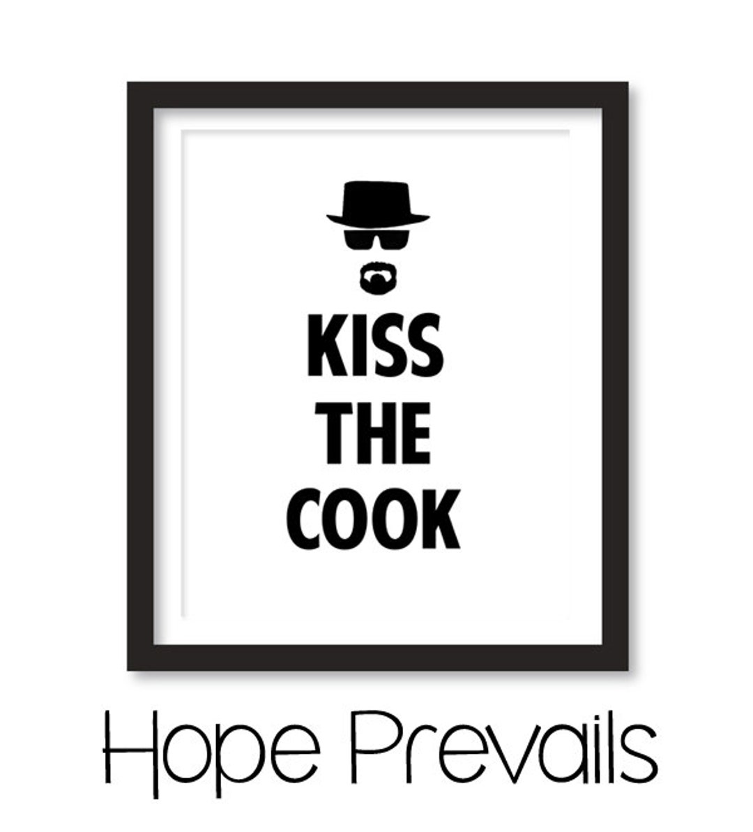Kiss the Cook Heisenberg Custom Breaking Bad BBQ Barbeque Printable ...