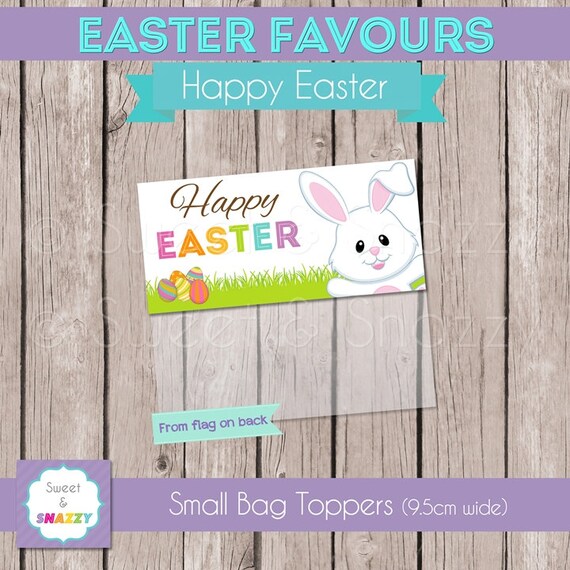 Instant Download - Bag Toppers - Easter Bunny / Holidays by Sweet ...