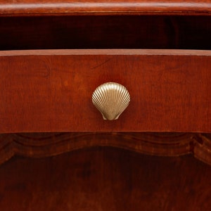 Handmade Brass Shell Knob - Drawer Knob | Cabinet Knobs| Hook| Pommel ...