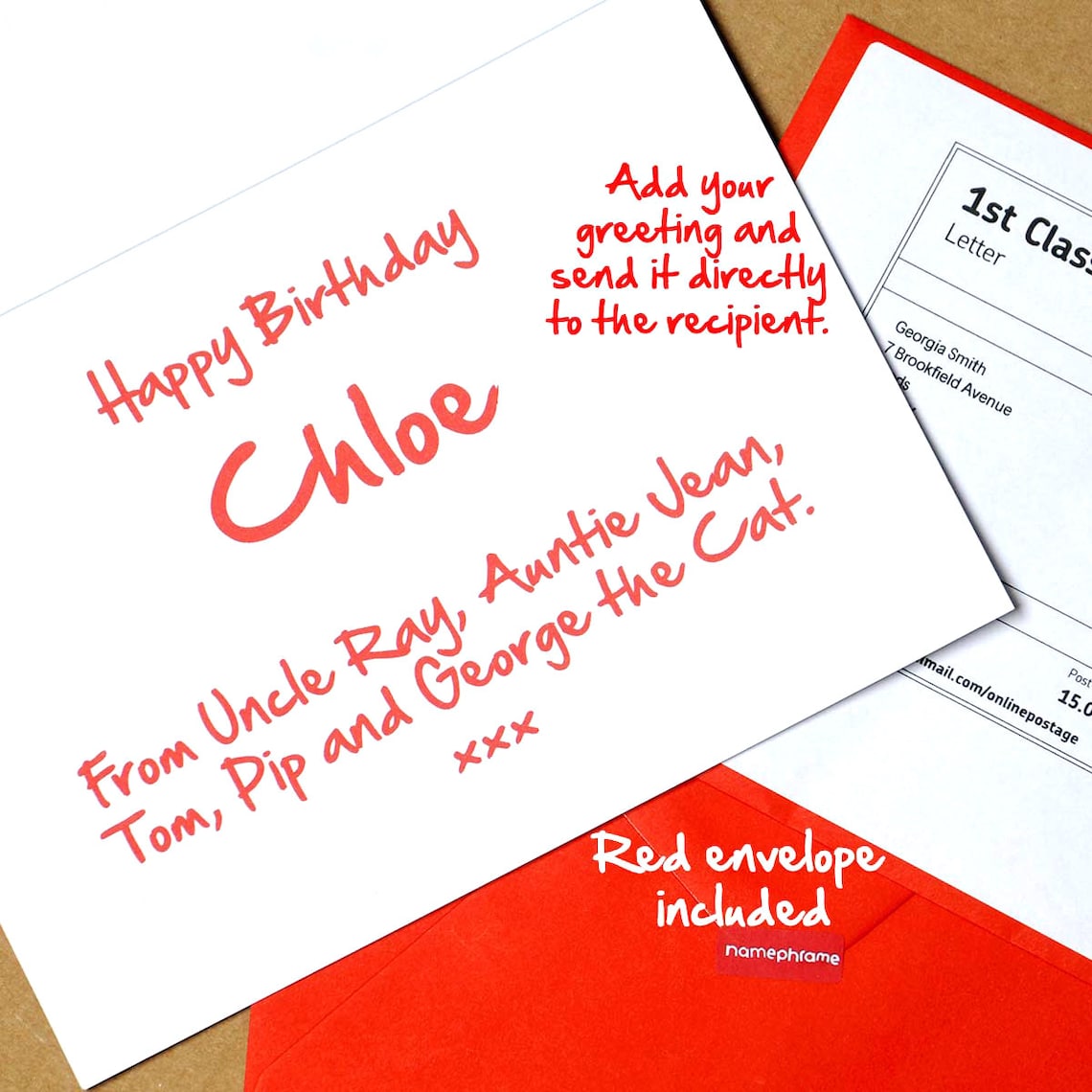 Matilda Personalised Birthday Card - Etsy