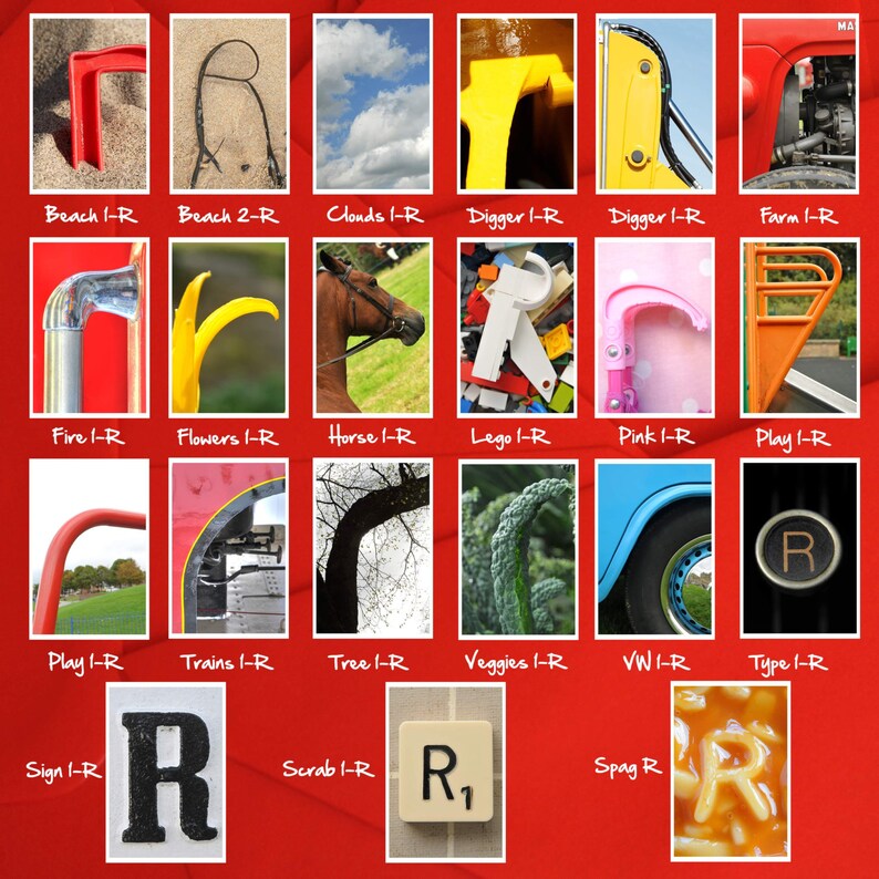 Alphabet Photography Letter R Choices Alphabet Photography - Etsy