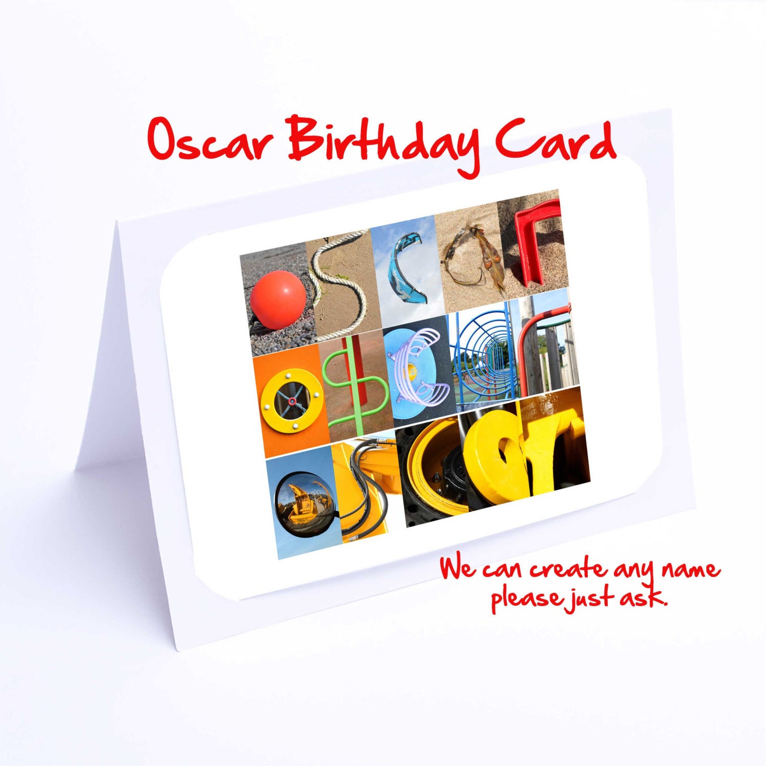 Oscar Personalised Birthday Card - Etsy