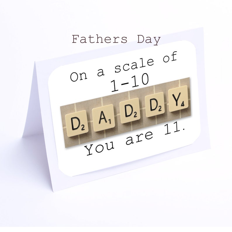 Fathers Day Card Daddy You Are 11 - Etsy UK