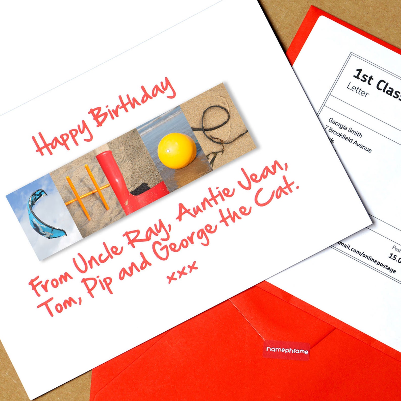 Oscar Personalised Birthday Card - Etsy