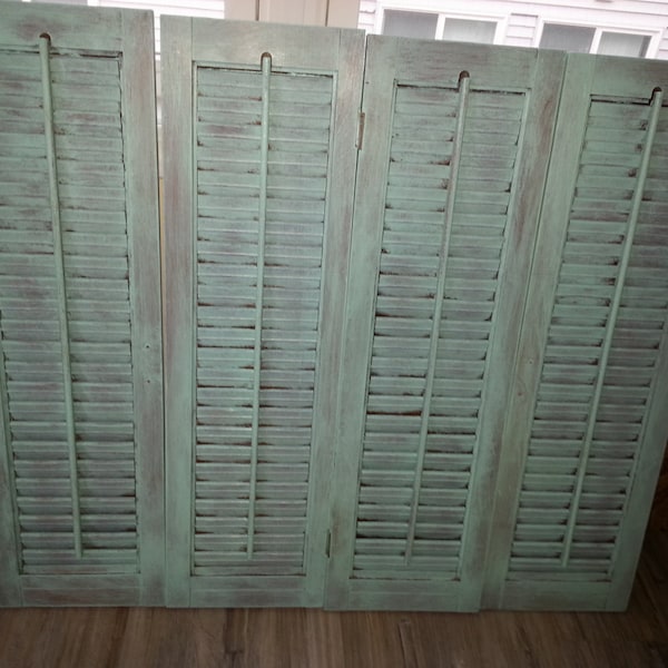 Distressed Shutters - Etsy