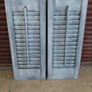 Distressed Shutters - Etsy