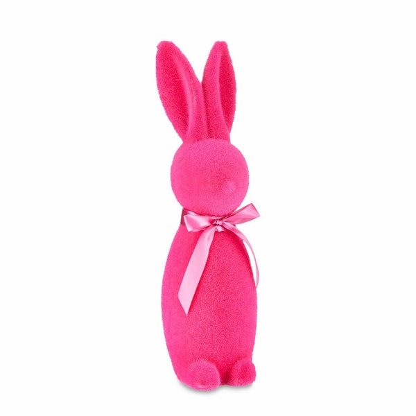 Flocked Easter Bunny - Etsy