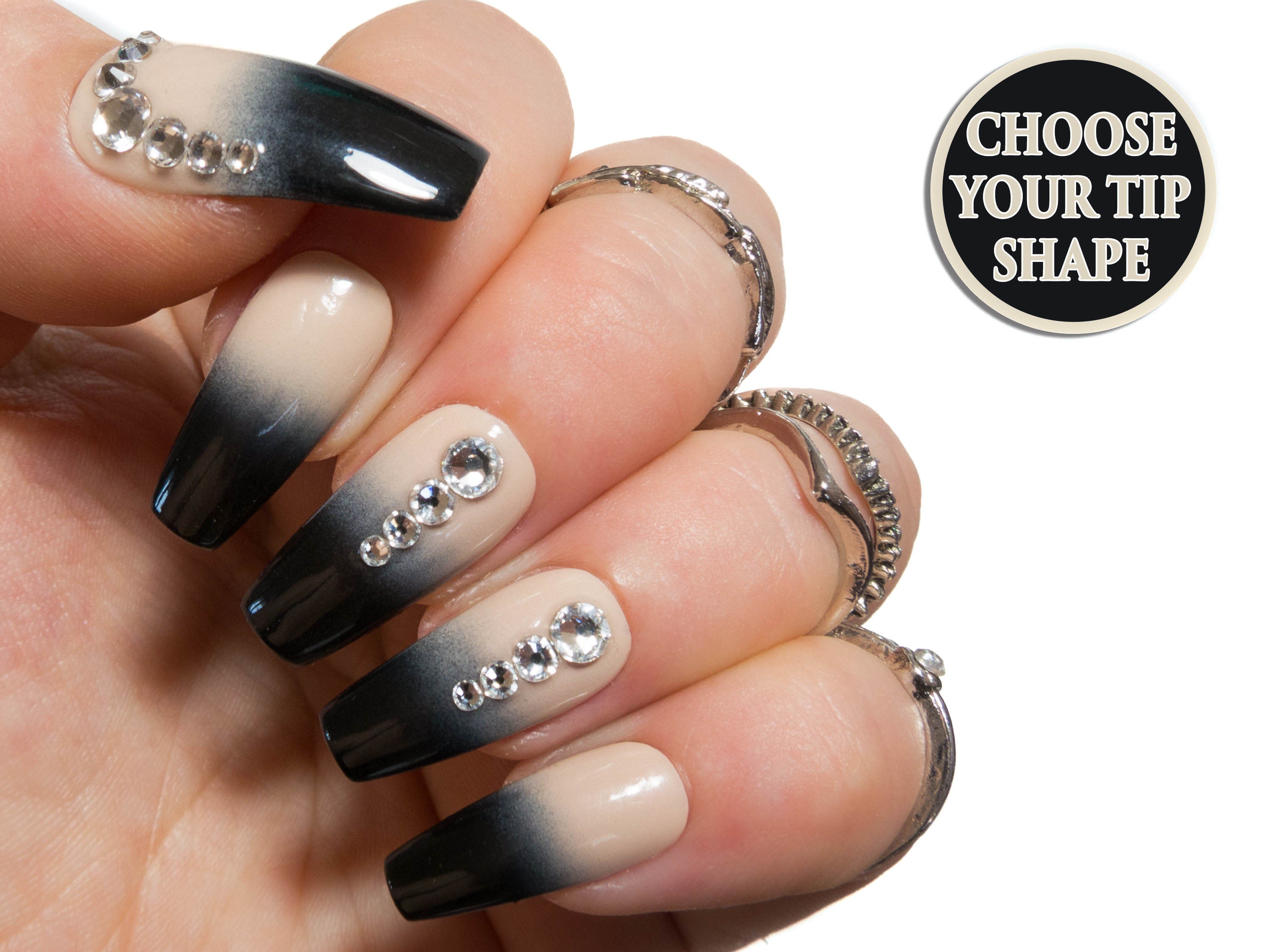 Get A Chic And Sleek Look With Ombre Coffin Acrylic Nails Explore Our