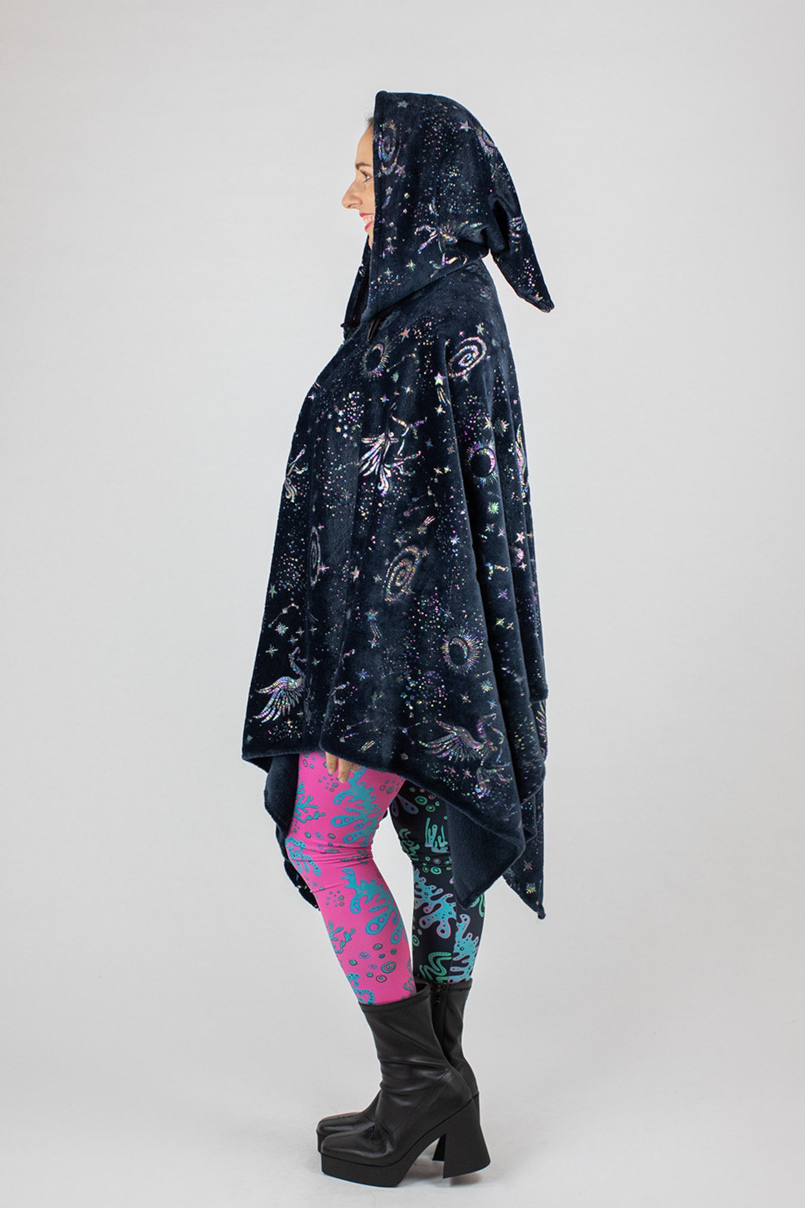 MAGIC HOODIE CAPE, Australian Made, Wrap, Cloak, Handmade, Medieval ...