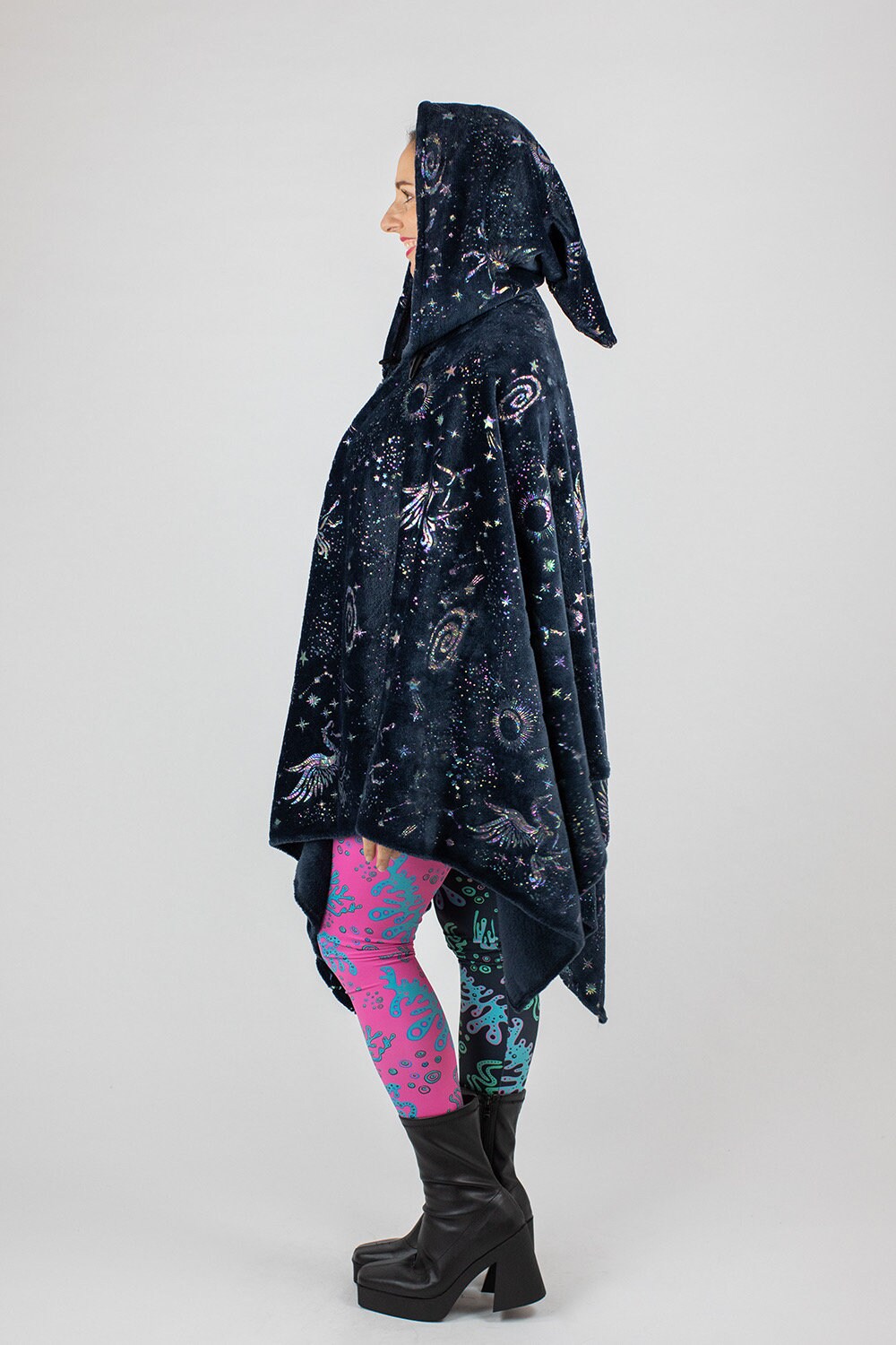 MAGIC HOODIE CAPE, Australian Made, Wrap, Cloak, Handmade, Medieval ...