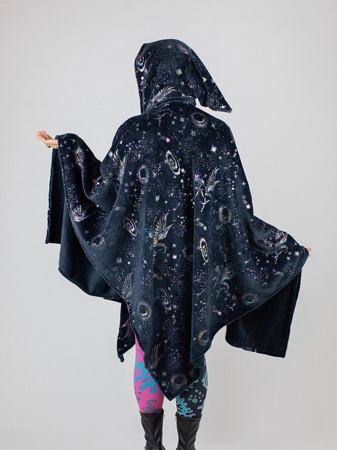 MAGIC HOODIE CAPE, Australian Made, Wrap, Cloak, Handmade, Medieval ...