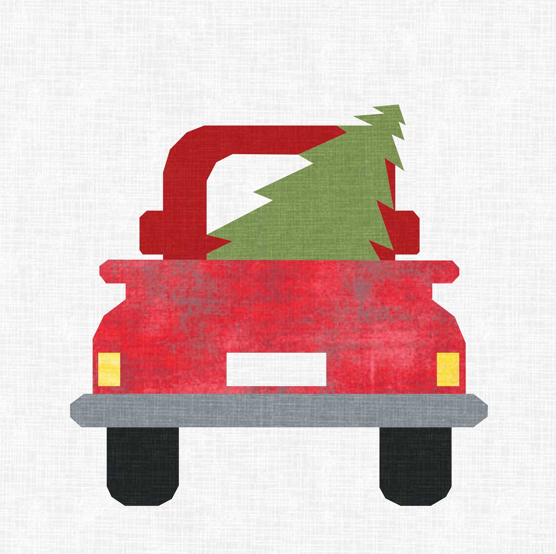 Little Red Truck Foundation Paper Piecing Pattern - Etsy