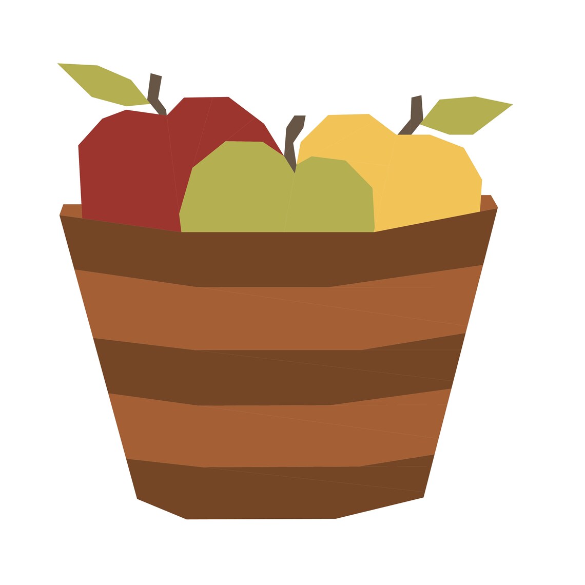 Fall Autumn Farm Fresh Basket of Apples Foundation Paper | Etsy