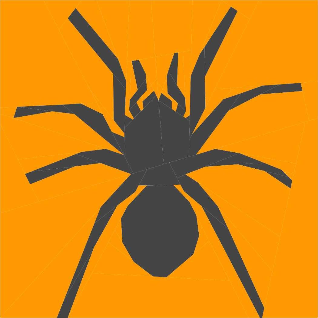 Spider Foundation Paper Piecing Pattern | Etsy