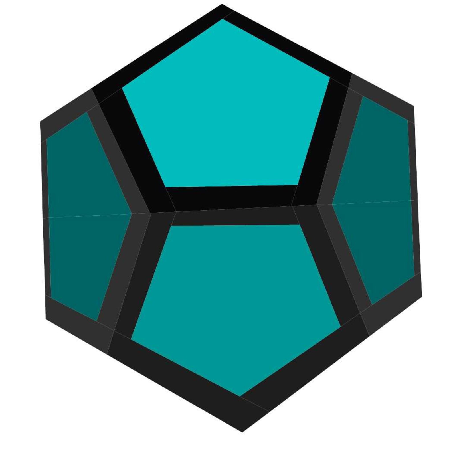 Gem or D12 Dice Foundation Paper Piecing Pattern - Etsy