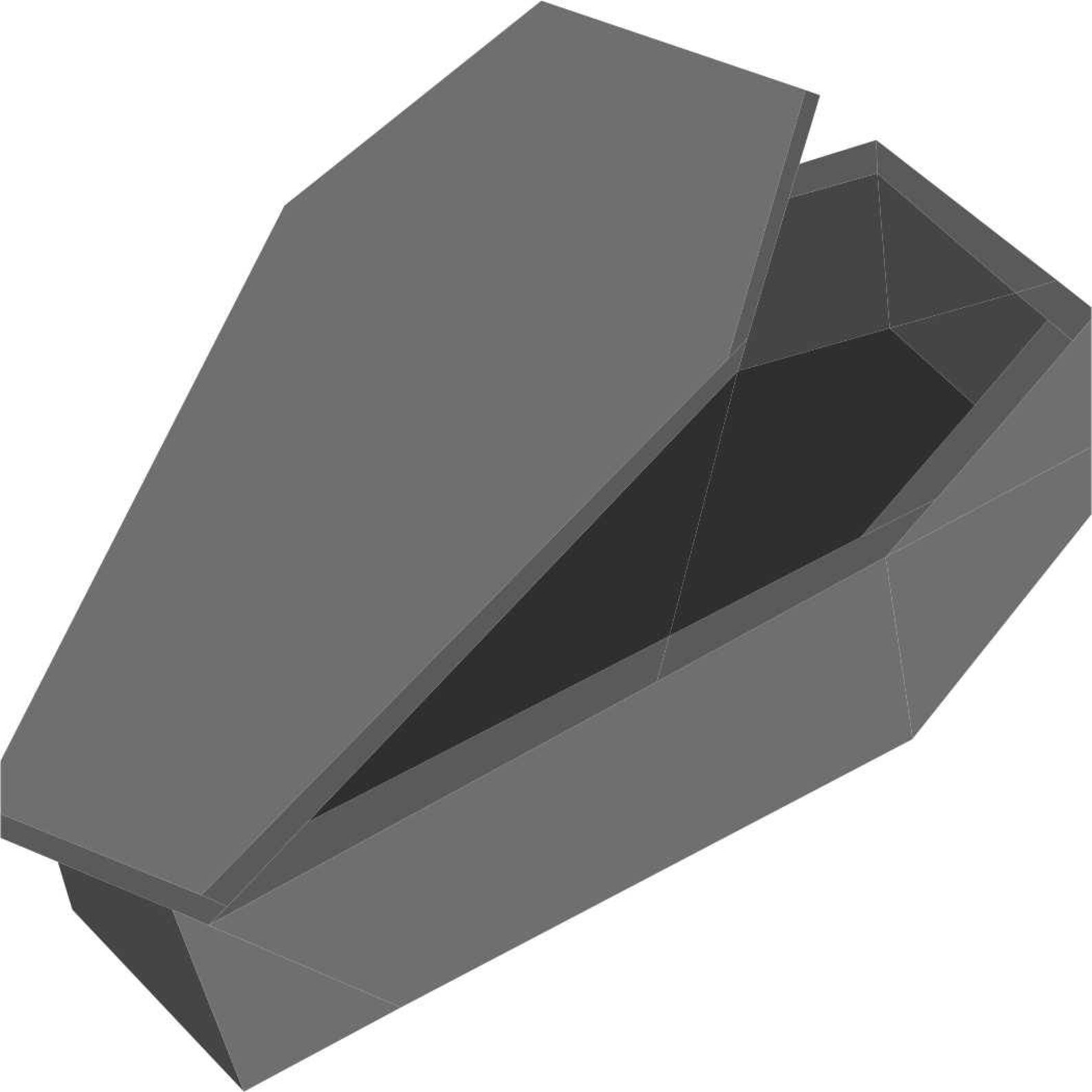 Open Coffin Foundation Paper Piecing Pattern | Etsy