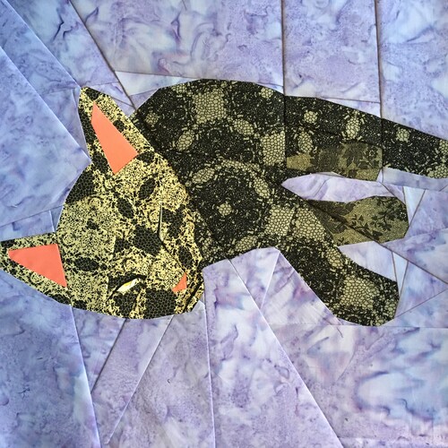 Spotted Cat Paper-piecing Pattern PDF - Etsy