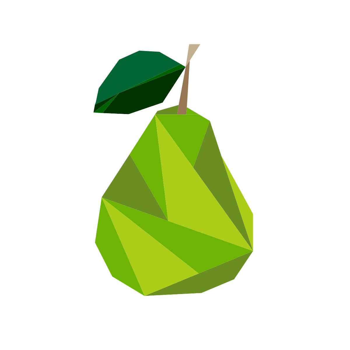 Geometric Pear Foundation Paper Piecing Pattern | Etsy