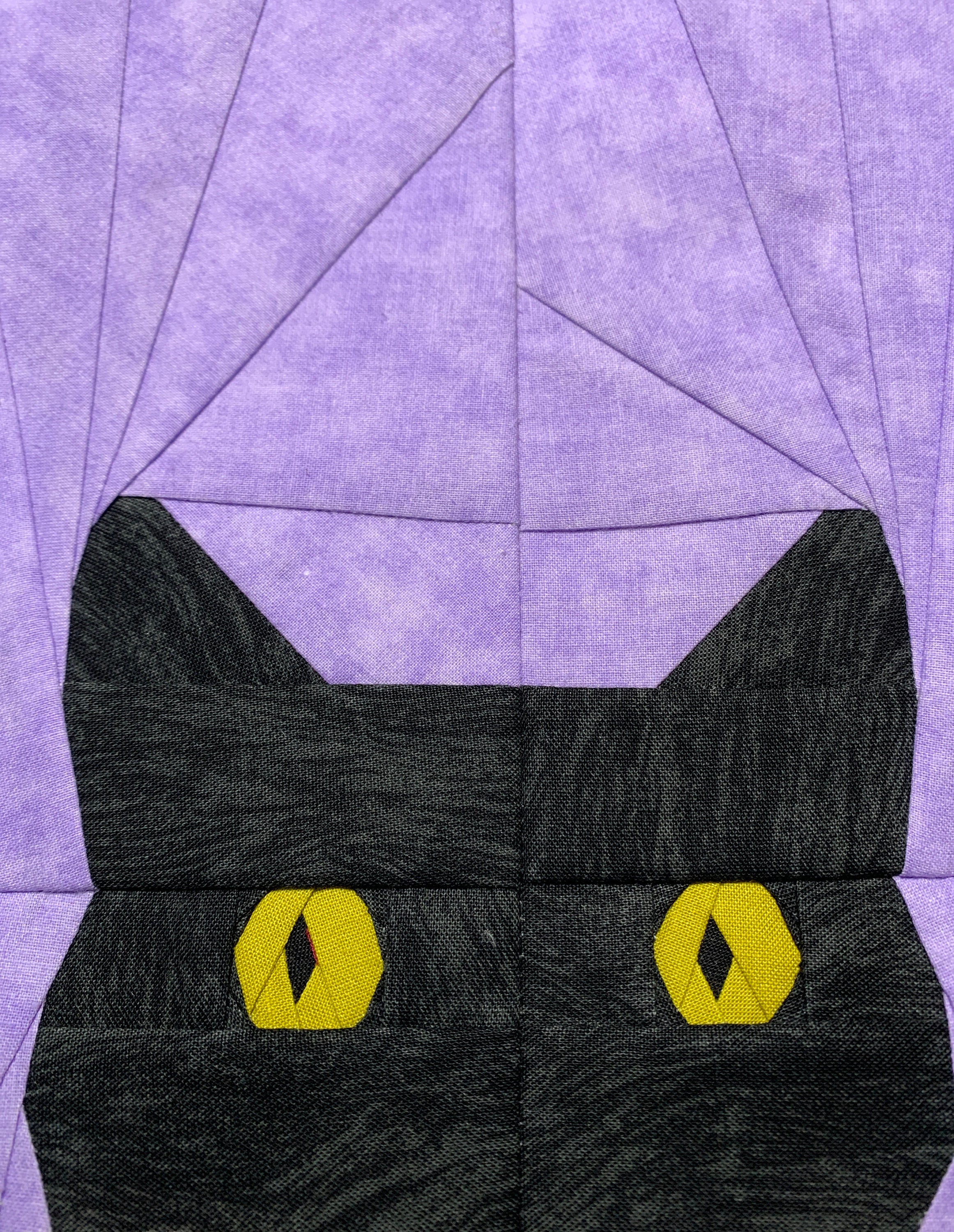 Peeking Cat 2.0 UPDATED Foundation Paper Piecing Pattern - Etsy