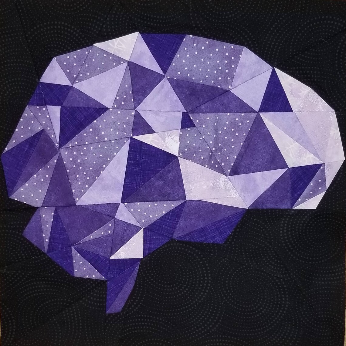 Brain Foundation Paper Piecing Pattern - Etsy