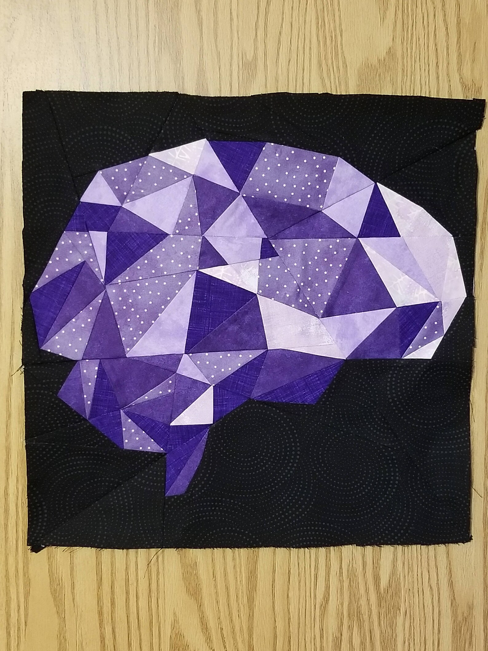 Brain Foundation Paper Piecing Pattern - Etsy